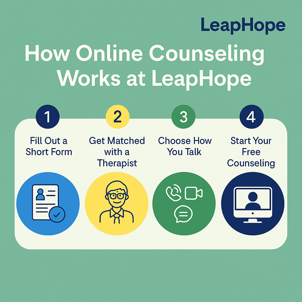 Free Online Mental Health Counseling | LeapHope Therapists