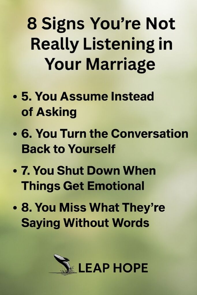 8 Signs You’re Not Really Listening in Your Marriage