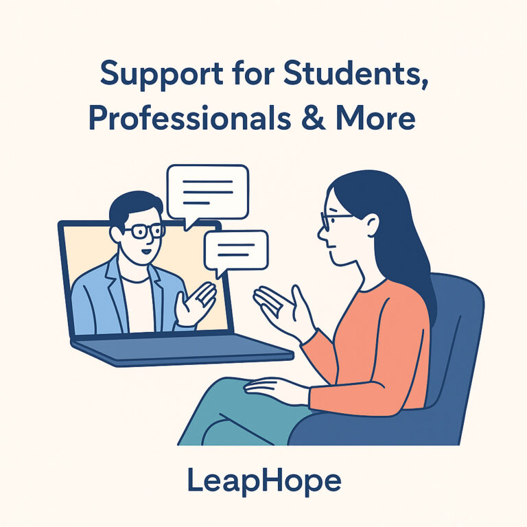 Free Online Mental Health Counseling | LeapHope Therapists